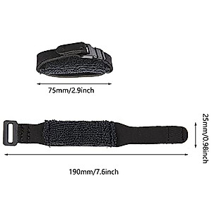 TUOREN 2Pack Guitar String Mute Dampener Noise Reducer Fingerboard Mute Tape Fit for Electric Wood Acoustic Guitar Bass Instrument Accessories 185mm/7.28"