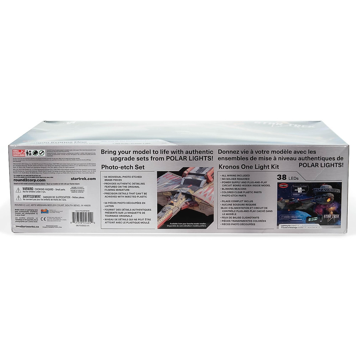 Polar Lights Star Trek 6: The Undiscovered Country Klingon Kronos One 1:350 Scale Model Kit