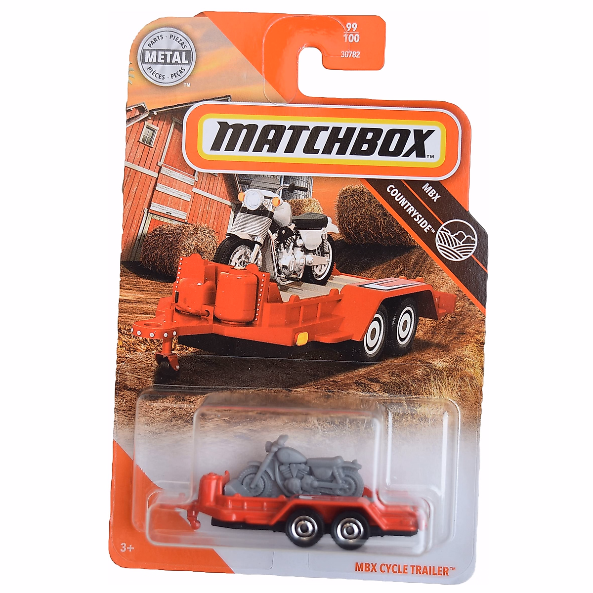 Matchbox Cycle Trailer, [red] Countryside 99/100