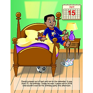 Personalized African American Birthday Book | Personalized Children's Books | First Time Books