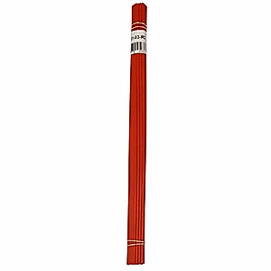 Polypropylene Plastic Welding Rod, 1/8" Diameter, 30 Ft, Red