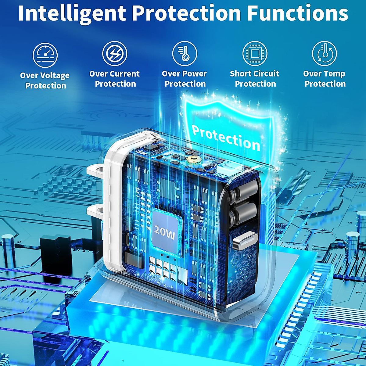 【MFi Certified】iPhone 15 Charger Fast Charging, Assrid 3Pack 20W USB-C Power Type-C Wall Charger Block+6FT USB-C to USB-C Charge Cable for iPhone 15/15 Plus/15 Pro/15 Pro Max/iPad Pro/Air/Mini/AirPods