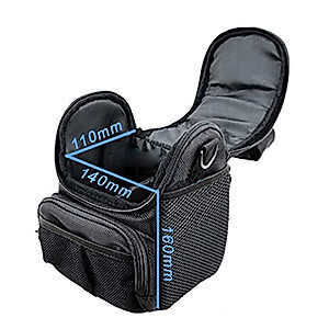 Camera Case Lightweight Black Strap Shoulder Bag for Olympus EP7 E-P7 PEN-F E-PL10 E-PL9 E-PL8 E-PL7 E-PL6 E-PL5 E-PL3 E-PL2 E-PL1 E-P5 E-P3 E-P2 E-PM2 E-PM1