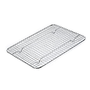 Great Credentials Heavy-Duty Cooling Rack, Cooling Racks, Wire Pan Grade, Commercial Grade, Oven-Safe, Chrome (8 x 10 Inch)