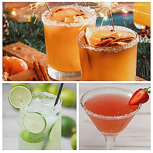 Harewu 3-Tier Bar Juice Cocktail Seasoning Box with Sponge，for Cocktails and Margarita Mixing,Salt and Sugar Containerfor Bar,Pub Party and Reception