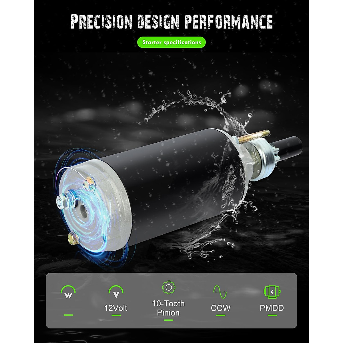 SCITOO Starters New compatible for Mercury Engines-Marine Outboard 120 Sport Jet 1995 120XR Sport Jet 1996-1998 120XR2 Sport Jet 1999 2000 90 Sport Jet 1993-1995 5761 SAB0028 AM31568