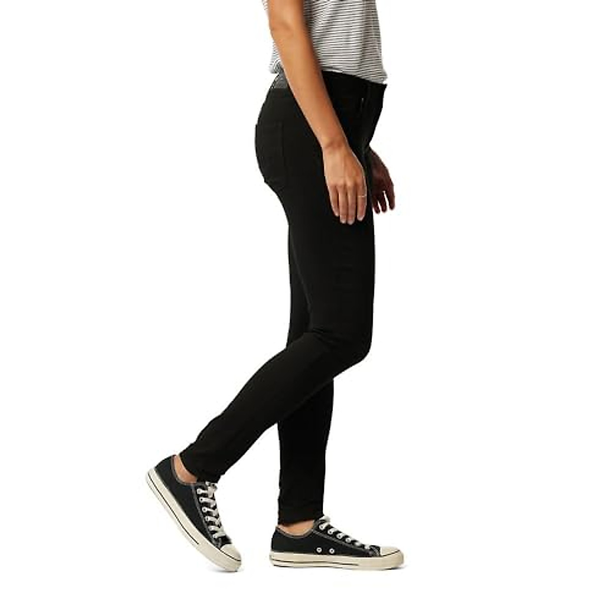 Levi Strauss Signature Gold Women's Modern Skinny Jeans (Also Available in Plus), Noir, 6 Regular