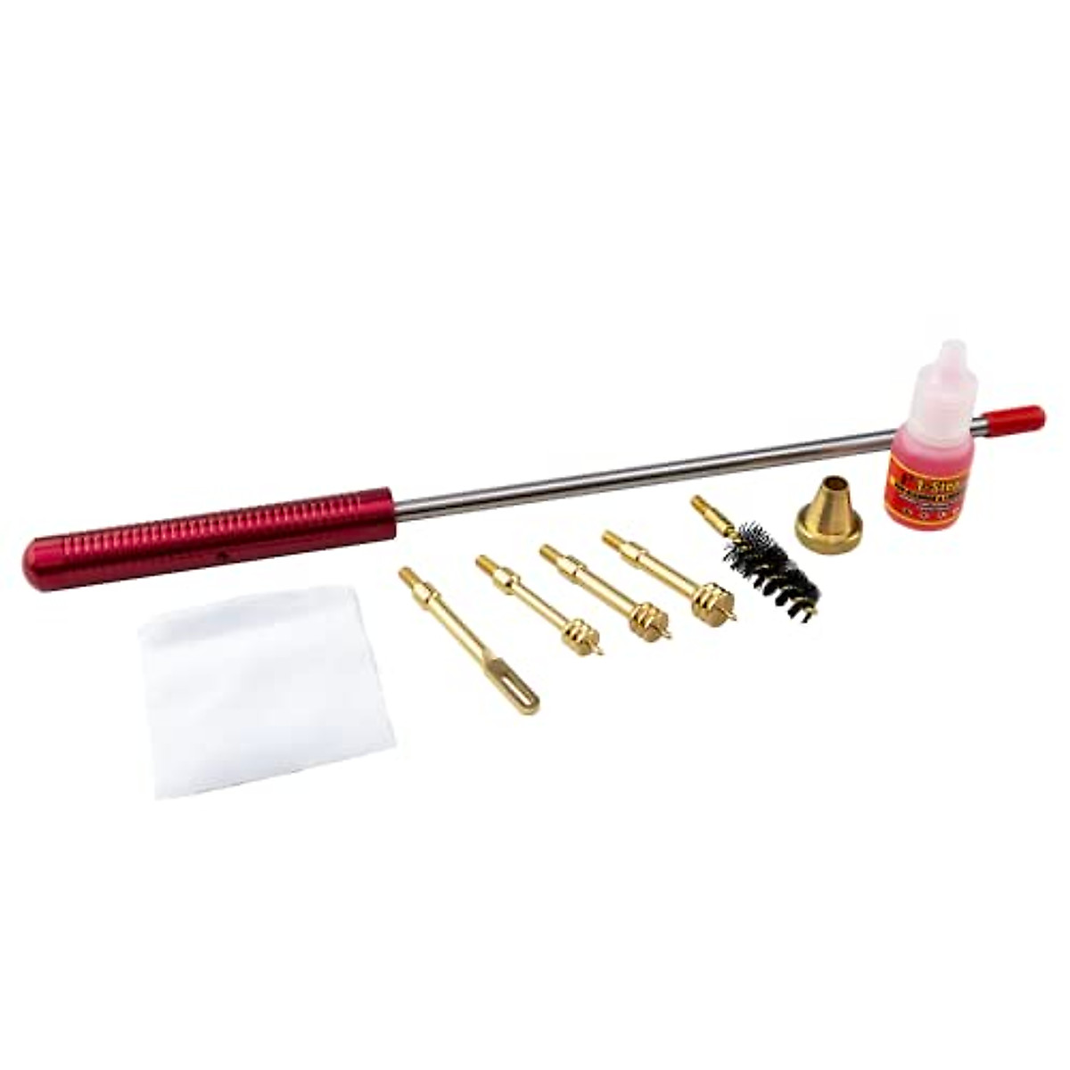 Pro Shot Gun Care Pistol Cleaning Kit 8-Inch Pistol Kit (.38/9mm-.40-10mm-45Caliber), Multi