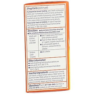 Motrin Ib Caplt Size 100s Motrin Ibuprofen Pain Relief & Fever Reducer