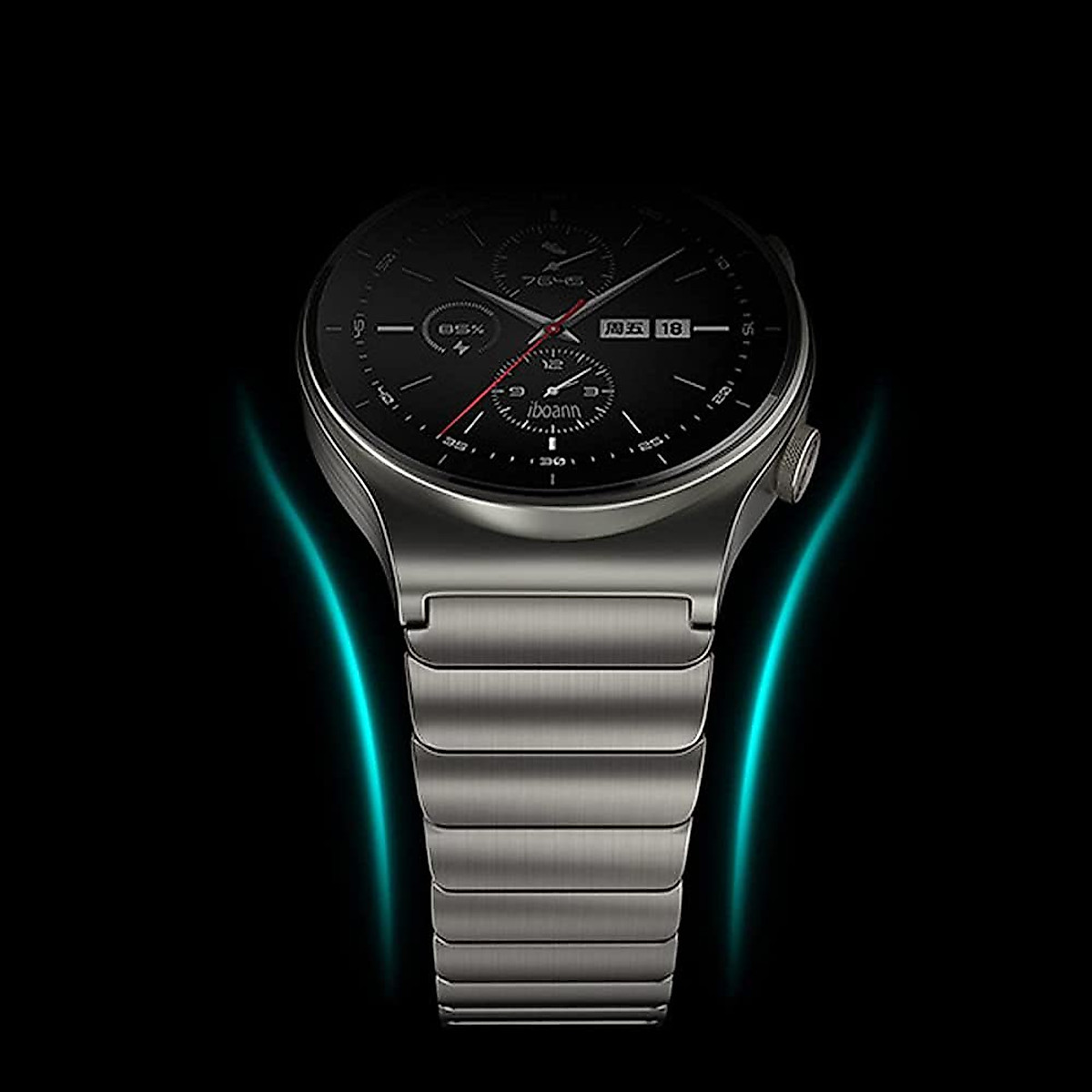 VeveXiao Strap Compatible with Huawei Watch GT5 46mm/GT4 46mm/GT 3 46mm/GT 2 Pro/Watch 4 Pro/GT 4 46mm, 22mm Stainless Steel Replacement Strap Compatible with Samsung Galaxy Watch 3 45mm Metal Band