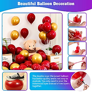 50PCS Love Balloons and Heart Balloons Kit&2000 PCS Silk Rose Petals 42Inch I Love You Balloon Gold Balloons Romantic Decoration Kit Double-Layer Easy to Use for Valentine Day Party Decorations
