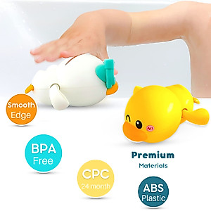 Bath Toys - Basketball Hoop for Toddlers Kids (White)