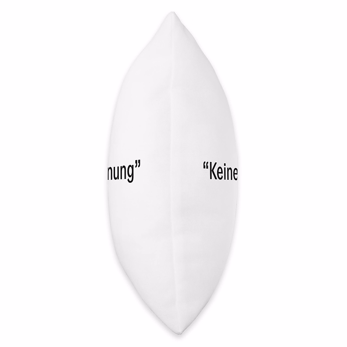 I have a Visa GmbH Keine Ahnung Throw Pillow, 18x18, Multicolor