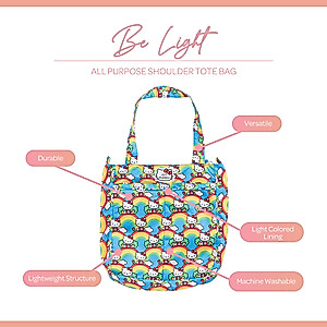 JuJuBe Be Light Zippered Tote Bag, Beach Bag, Work Bag, Diaper Bag Tote, Lightweight Zippered Tote