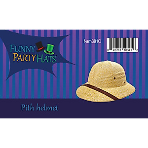Funny Party Hats Pith Hat – Pith Hat Helmet – Safari Hats – Adult Costume Hats – French Pith Hat