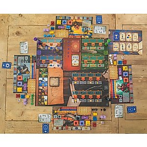 Stonemaier Games: Pendulum | A Worker Placement, Time-Optimization Strategy Board Game | Time is The Most Precious Resource as You Attempt to Rule Dunya | 1-5 Players, 90 Mins, Ages 14+