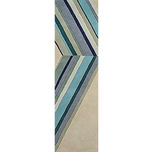 Novogratz Delmar Collection Ultralight Area Rug, 5'0" x 8'0", Blue