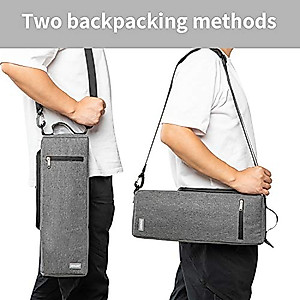 OSPUORT Golf Cooler Bag Waterproof Insulated with Detachable Shoulder Strap - Hold 6 Pack of Cans or Two Bottles of Wine (Grey)