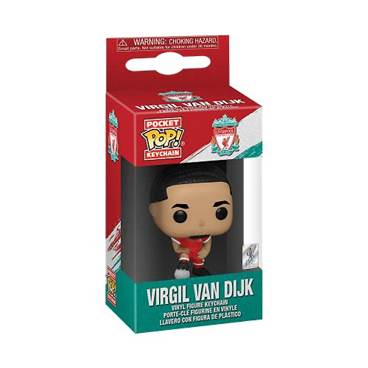 Funko POP Pop! Keychain: Liverpool - Virgil Van Dijk, Multicolor