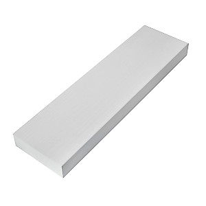 Mikasa Chunky Shelf for Bedroom, Living Room, Bathroom, Kitchen, Nursery with Pole Mount, 36-Inch, White