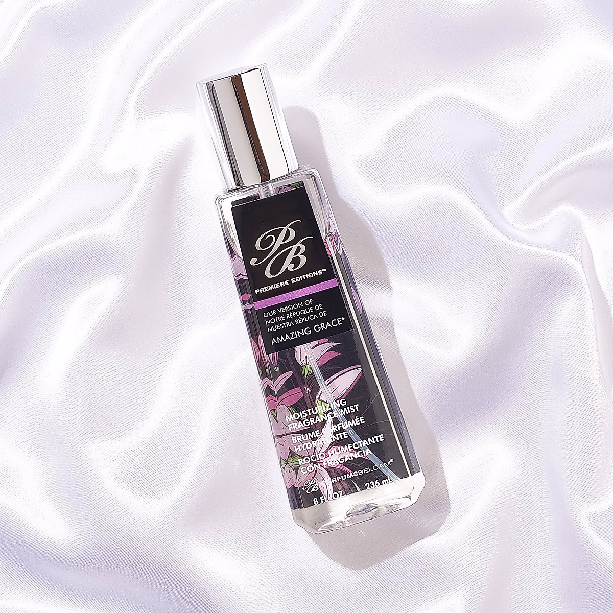 PB ParfumsBelcam Bath Therapy Premiere Edition Version of Moisturizing Mist, Amazing Grace, 8 Fluid Ounce