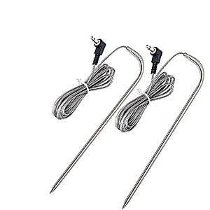 Replacement Meat Probe for Pit Boss Pellet Grill, Compatible with Pit Boss Series Pellet Grill and Smoker, 3.5 mm Plug, 2 Waterproof Temperature Probes…