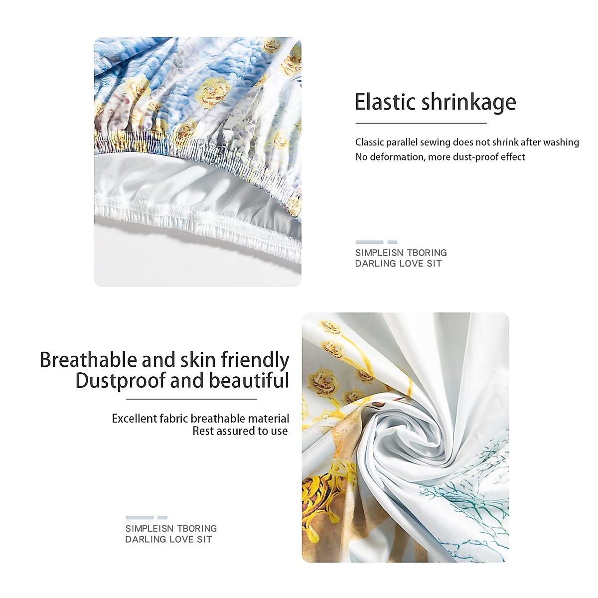 Air Conditioner Cover, Air Conditioner Indoor Unit Cover, Air Conditioner Indoor Unit Dust Cover, Decorative Cover with Elastic for All Air Conditioner Indoor Units (MRU)