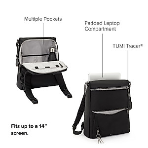 TUMI Voyageur Leigh Backpack/Tote - Black/Gunmetal
