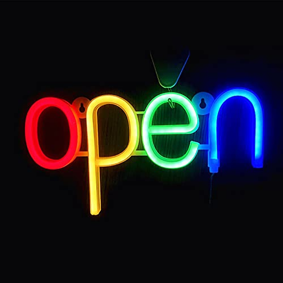 Rosvola LED Neon Open Sign, Neon Open Sign High Brightness Attractive for Business