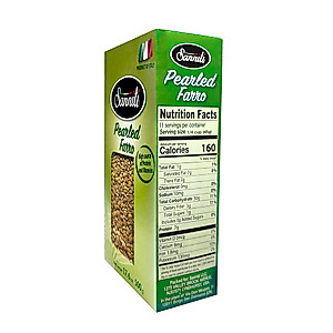 Sanniti Italian Pearled Farro Perlato, 17.6 oz (Pack of 2)