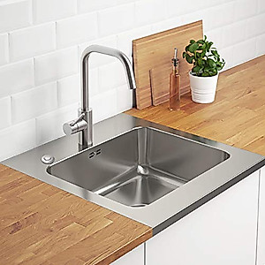 Garbage Disposal Switch, Cordless Air Switch Kit for Food Waste Disposer, Stainless Steel Brushed Nickel, LONG 2.5" Sink Top Push Button by CLEESINK