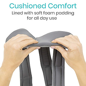 Vive Resting Hand Splint (Left) (w/ Rehab Video App) - Night Immobilizer Wrist Finger Brace - Thumb Stabilizer Wrap - for Arthritis, Tendonitis, Carpal Tunnel Pain - Functional Support for Sprains Fractures (Medium)