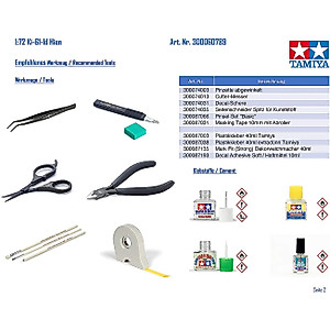 Tamiya 60789 1/72 Kawasaki KI-61-ID Hien Plastic Model Airplane Kit