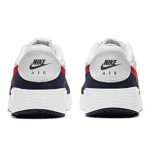 Nike Men's Low-Top Sneakers, White University Red Obsidian, 10.5