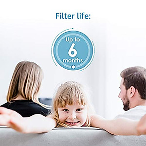 AQUA CREST DW80/90 Under Sink Water Filter, Replacement for Aqua-Pure AP-DW80/90, AP-DWS1000, Kohler K-201-NA, Kohler K-202-NA (Pack of 2), Model No. WF60-80/90