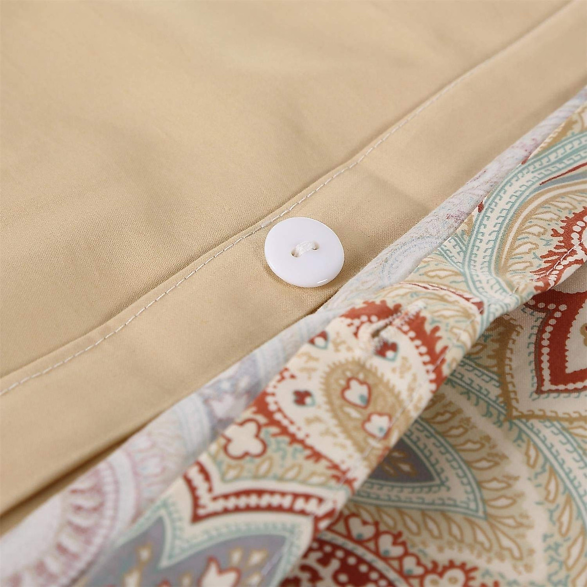 Brandream Duvet Cover King Size Hotel Collections Gold Classy Paisley Regal Themed 3PCS + 2 PCS Standard Pillowcase Set