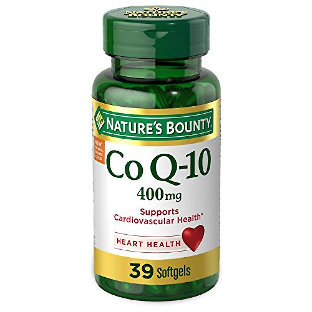 CoQ10 by Nature's Bounty, Dietary Supplement, Supports Heart Health, 400mg, 39 Softgels