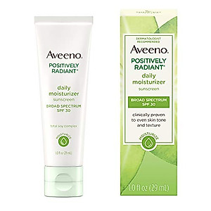Aveeno Positively Radiant Daily Moisturizer Spf#30, 1oz, 1 Oz