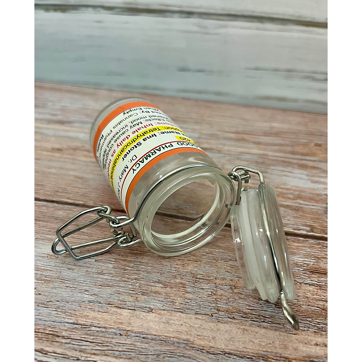 Funny Airtight Odor proof Glass Stash Jar With Lid Gift For Hiding