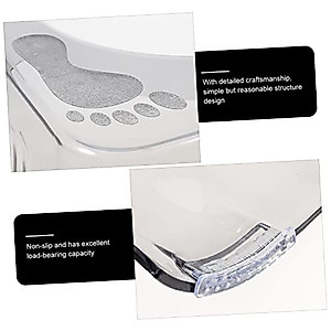 Bathroom Stool Plastic Stool Portable Stool Seat Kid Potty Swattypotty Potty Step Bidet Home Bathroom Footstool Foot Stool for Children Potty Stool for Kids Aldult Squatting Pan