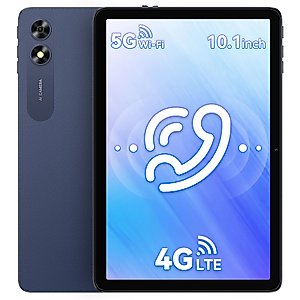 UMIDIGI G3 Tab Android 13 Tablet 2024 with Sim Card Slot, 3GB+32GB 256GB Expand, 2.4/5GHz WiFi, 10.1 inch Tablet with 4* A53-Cortex of 2.0 GHz, 6000mAh, BT, 1280 * 800 Touch Screen, Al Face Unlock