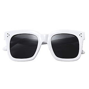 FEISEDY Vintage Oversized Square Sunglasses Womens Trendy Luxury Big Sun Glasses UV400 Protection Gradient Shades B2486