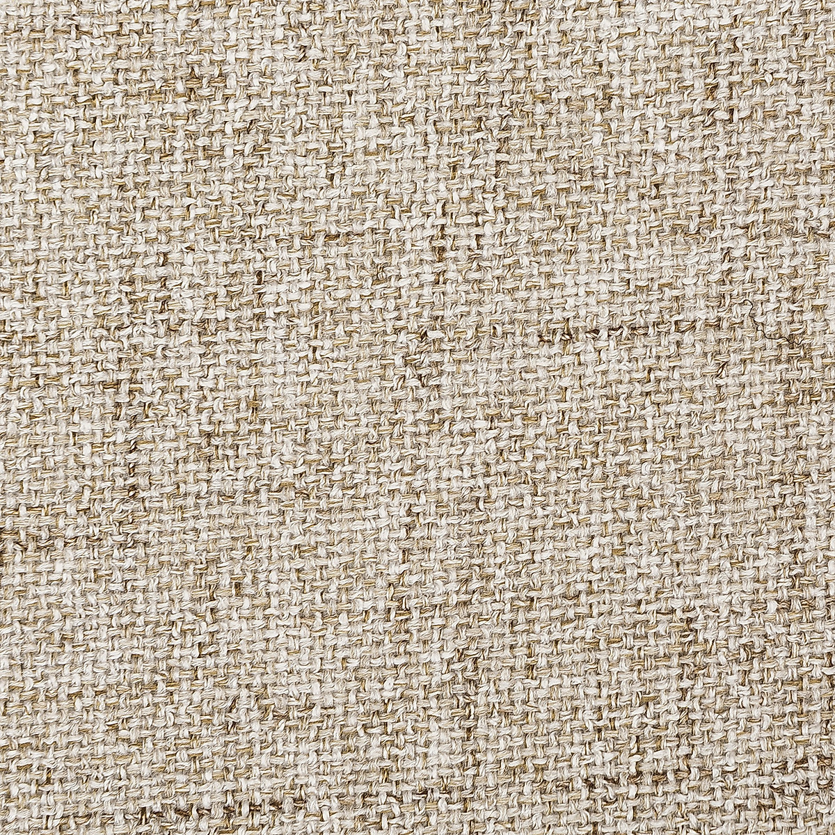 55" Wide Heavy Solid Linen Upholstery Drapery Fabric Farrel Sand by The Yard
