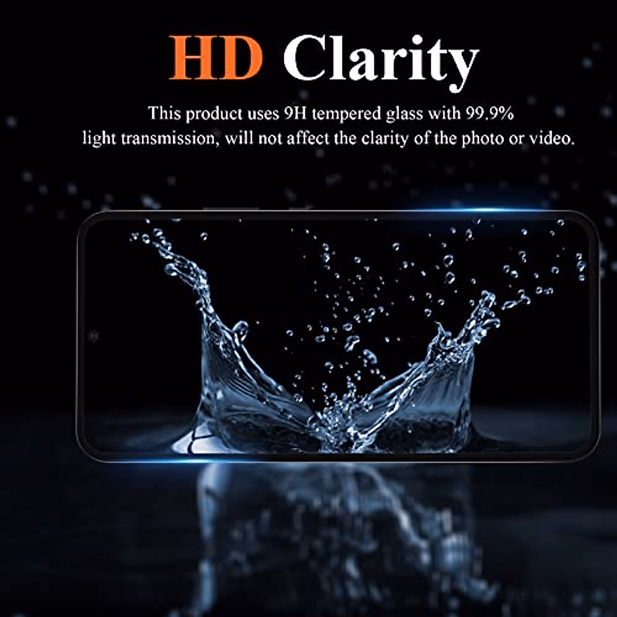 YWXTW 3 Pack for Samsung Galaxy S23 / S23 Plus Camera Lens Protector, 9H Tempered Glass S23/S23 Plus Camera Cover, Anti Scratch, Case Friendly