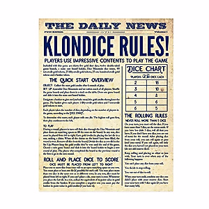 MindWare Klondice Game | Fun Dice Games for Family Game Night | Ages 8 and up 2-6 Players
