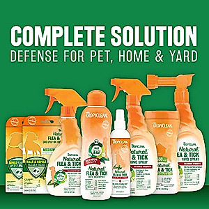 TropiClean Natural Flea & Tick Spot On Treatment for Medium Dogs 35 to 75 lbs.