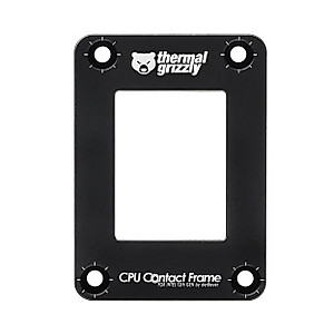 Thermal Grizzly - CPU Contact Frame Intel 12th Generation - for Optimized CPU Contact Pressure to Improve The Cooling Performance - Easy Install - by der8auer