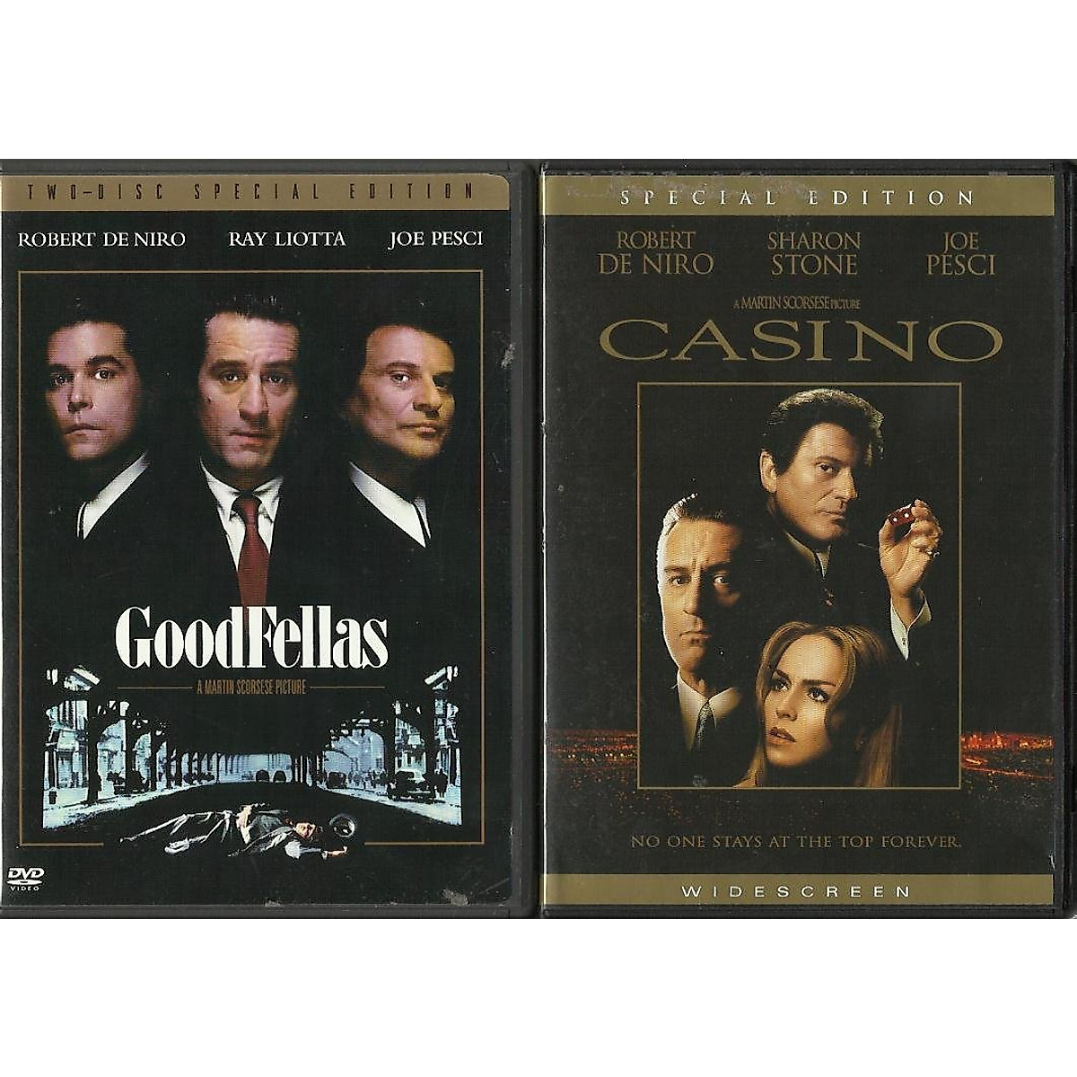 Casino and Goodfellas DVD Double Feature Both Movies!