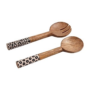 Mud Pie Utensil Holder, 3.5" x 11", Black