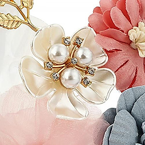 Acrylic Purses and Handbags for Women Floral Beaded Embellished Clutch Elegant Banquet Evening Handbags Crossbody Bag